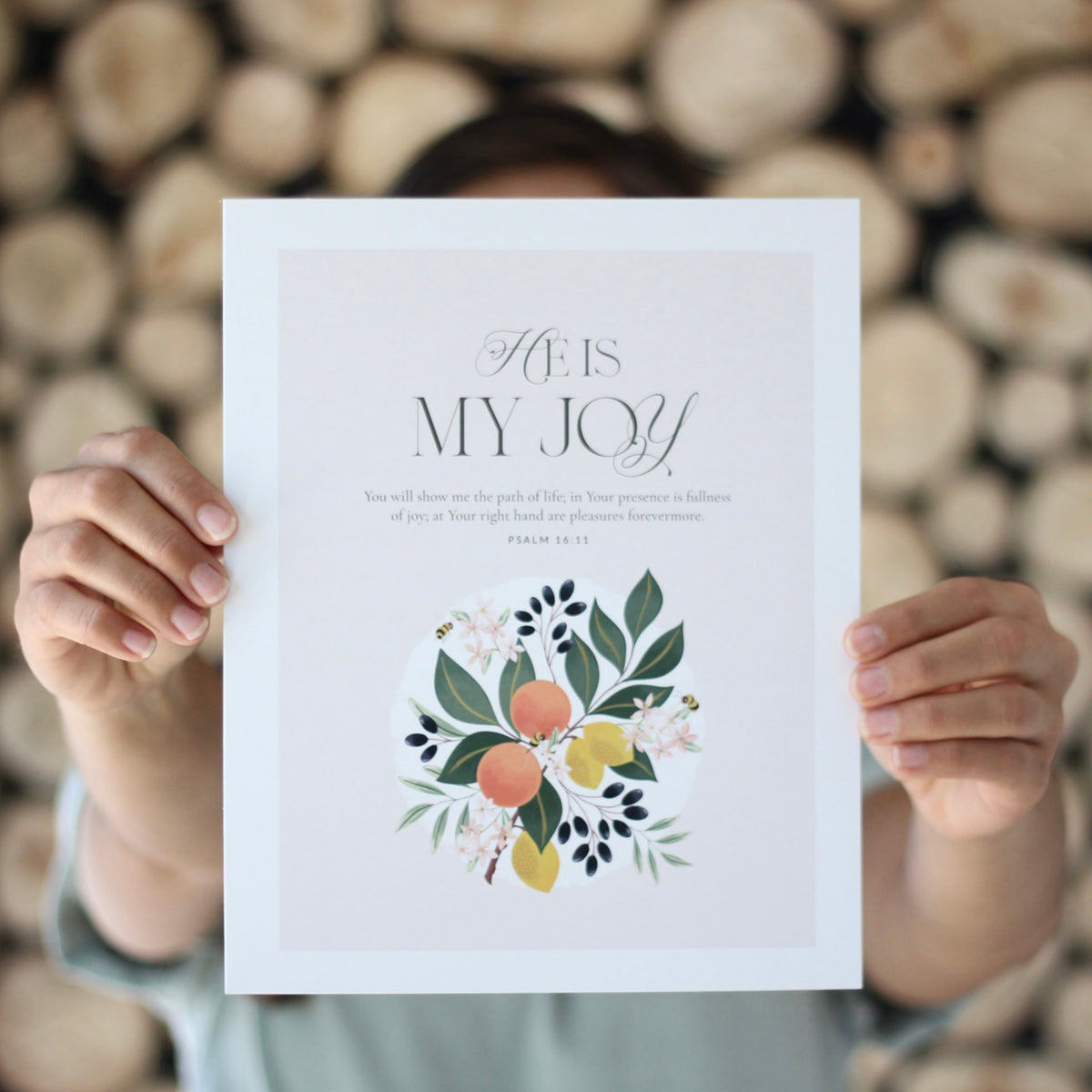 He is My Joy Print – Set Apart Shop