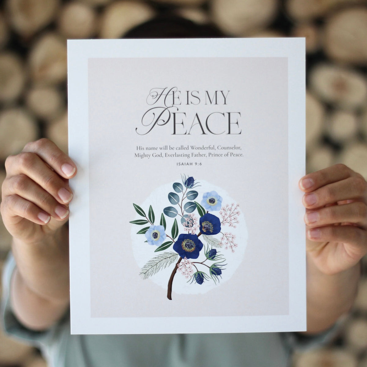 He is My Peace Print – Set Apart Shop